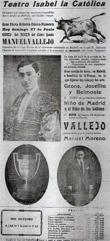 La razón incorpórea: Recordando a Manuel Vallejo. El Fleta del Cante